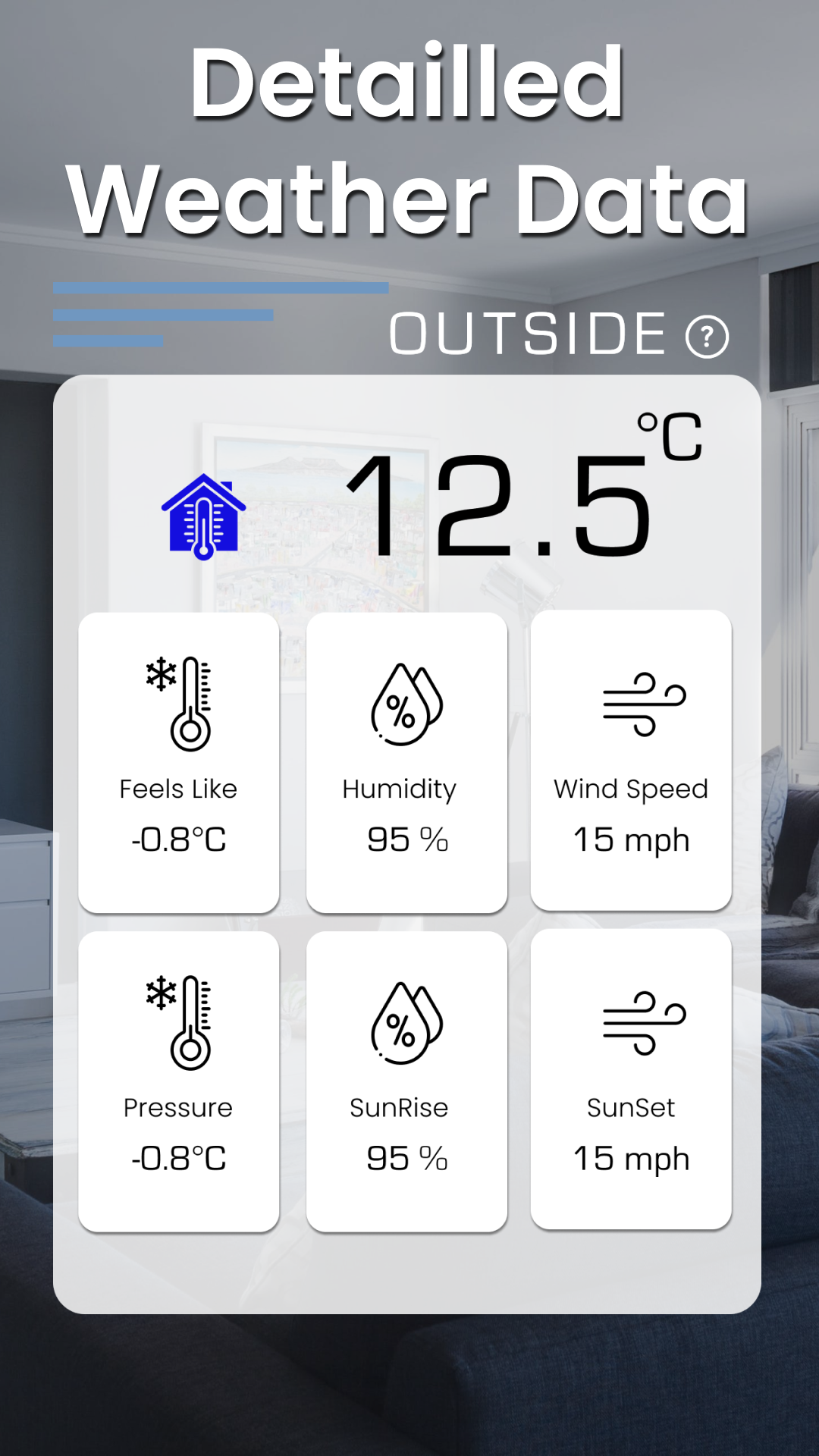 Free Thermometer App for iPhone & Android | Room Temperature & Indoor ...